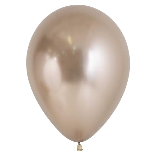 Sempertex Latex Reflex Balloons (Pack of 50) (12in) (Champagne)