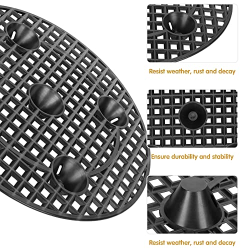 6 Pcs Big Potted Plant Stands - 12 Inch Patio & Deck Floor Protector,Plant Level Pot Elevator for Indoor Outdoor Garden Flower