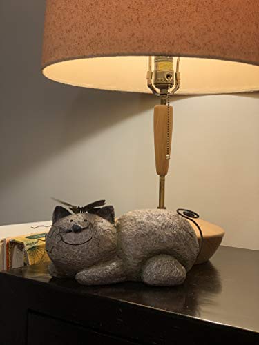 Unido Box Resin Resting Cat Statue, Garden Stone - Perfect for Garden Accent and Home Décor