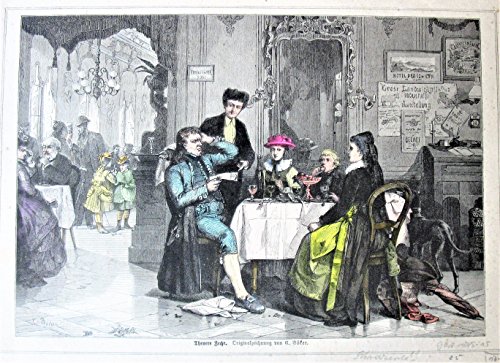 Antique Steel Engraving: Debating the Bill