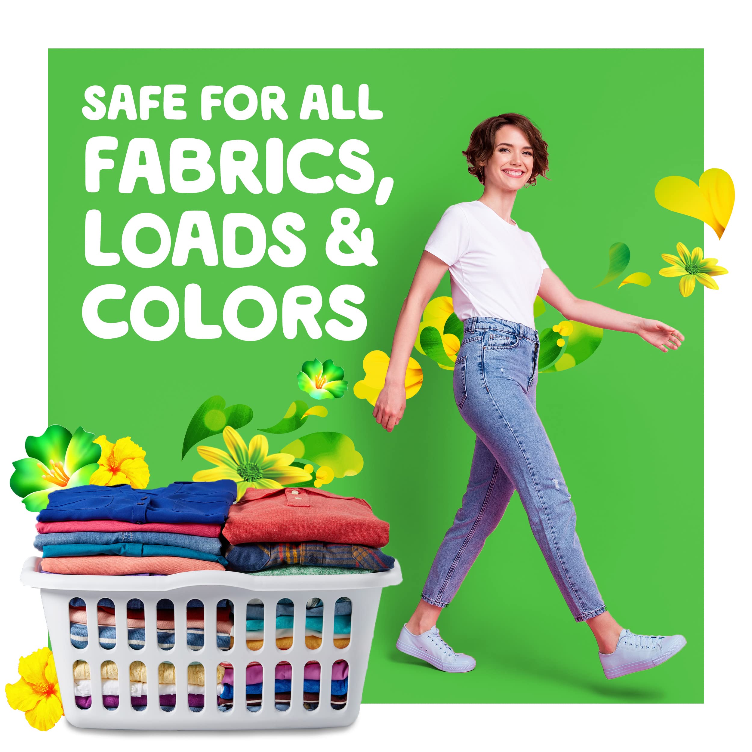 Gain Laundry Bundle: Gain Flings Laundry Detergent Pacs (2x31ct), Gain Dryer Sheets (2x34ct), Gain Fireworks Laundry Scent Booster Beads (12.2 oz)