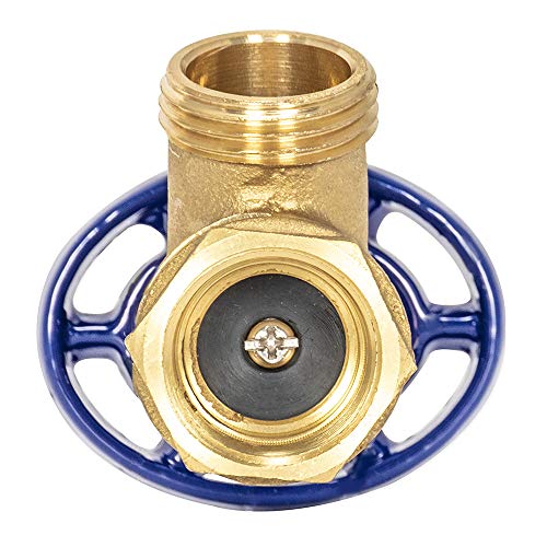 EZ-FLO 3/4 inch FIP x 3/4 inch MHT Bent Nose Garden Hose Valve, Brass Plumbing Fitting, 20253