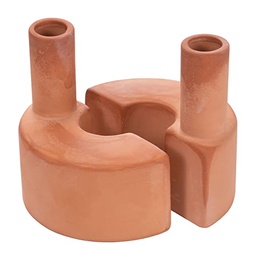 YUESHICO Self-Watering Terra Cotta Planter Water Storage Tank Reusable Automatic Terracotta Plant Watering Devices Globes Stakes Self-irrigate Watering Spikes Ceramic Plant Waterer Set