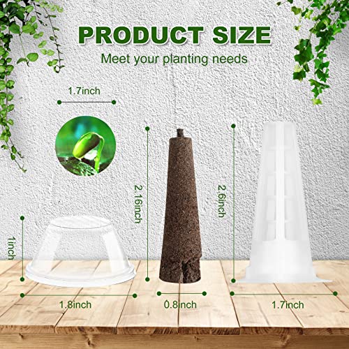 120 Pcs Seed Pod Kit,Plant Germination Kits,Hydroponics Garden Accessories for Hydroponic Growing System, Grow Anything Kit with 30 Grow Sponges, 30 Grow Baskets,30 Pod Labels, 30 Grow Domes (120Pcs)