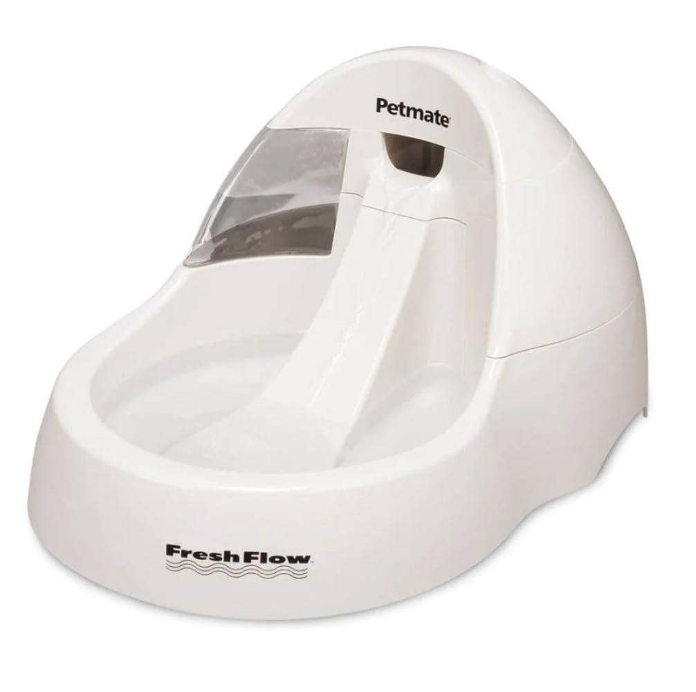 Aspen Pet 24960 Pet Supplies Feeders-Waterers, White, 50 Ounces