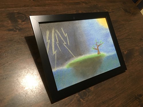 'The Isle of Storm and Sun' pastel drawing