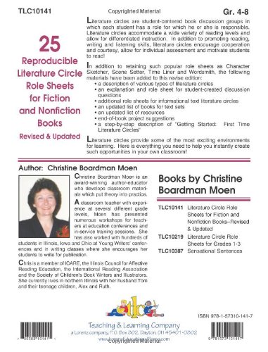 25 Reproducible Literature: Circle Role Sheets for Fiction and Nonfiction Books