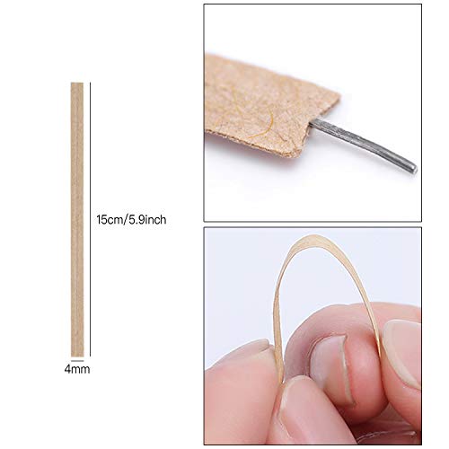 1000 Pcs 6" Twist Ties, Kraft Paper Twist Ties Plant Ties Cable Ties Reusable Bread Ties for Party Cello Candy Coffee Treat Bags Cake Pops (6")