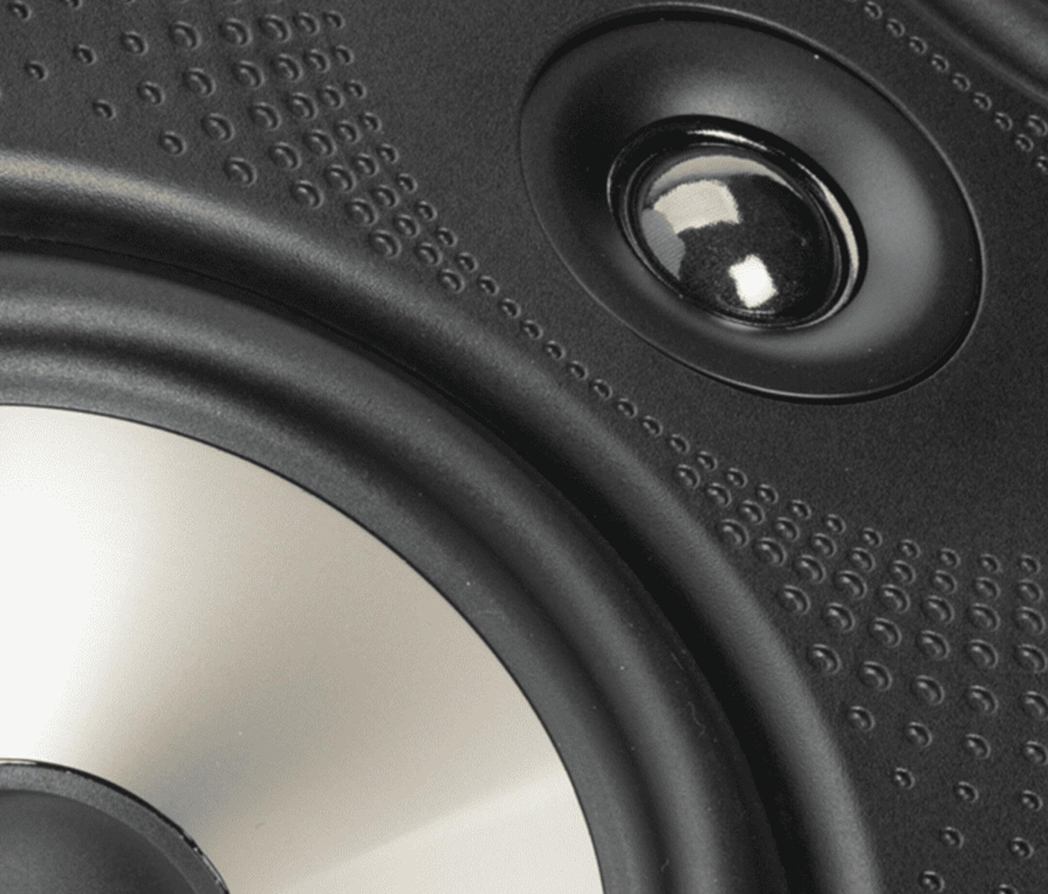 Polk Audio 265-RT 3-Way in-Wall Speakers - The Vanishing Series | 2 Speakers | Easily Fits in Ceiling/Wall | Use in Front, Rear or as Surrounds | White, Paintable Grille