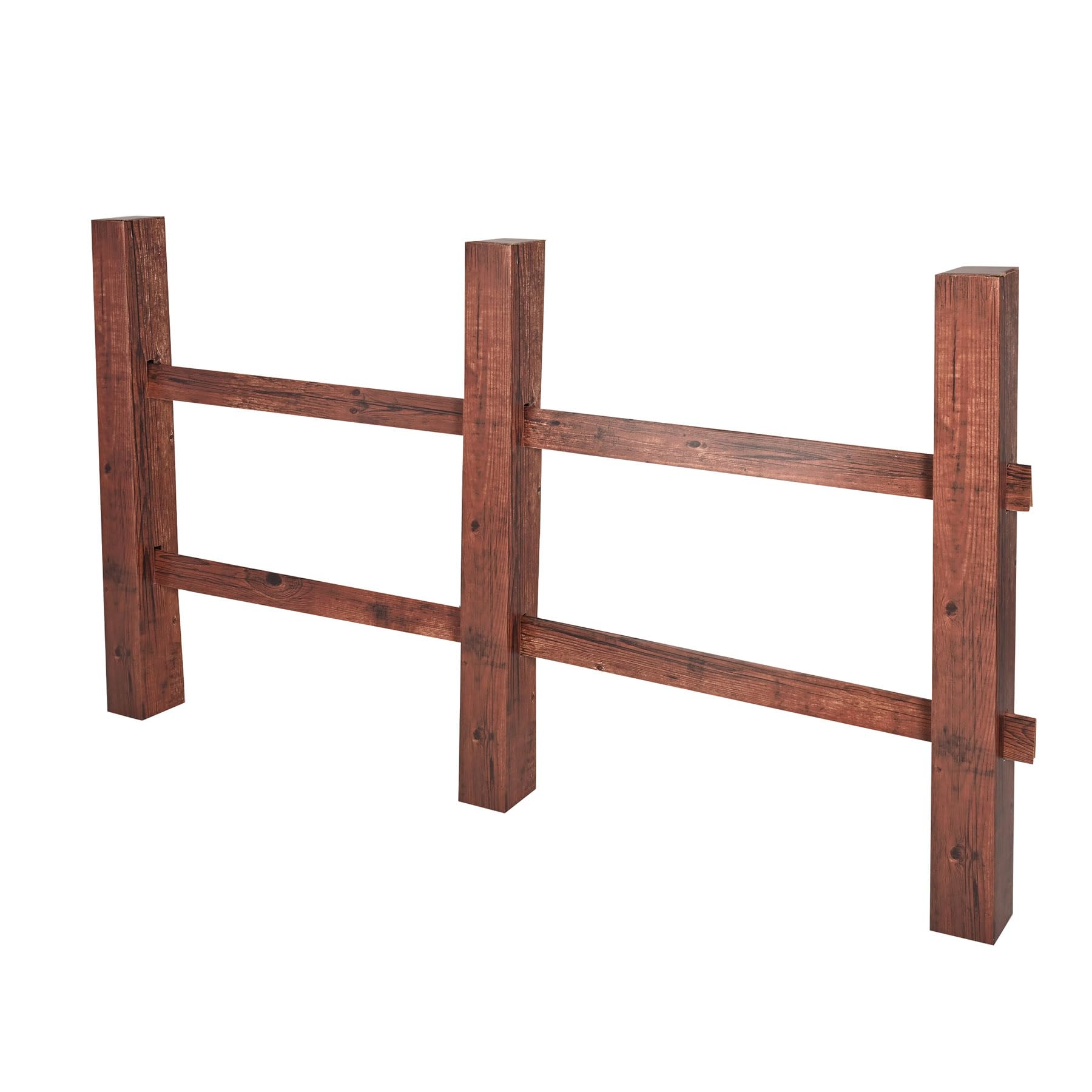 Beistle Large 3' 8" x 6' x 7" Cardboard Brown Fence Decorations Photo Prop Western Party Decor for Events Photography Shoot