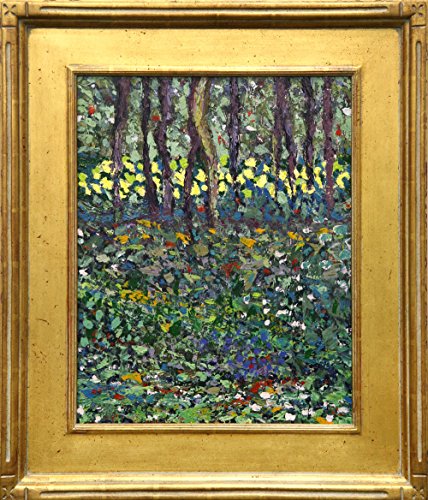 Magic Forest by Maracella Hirschy of the Miramontes, Original Acrylic on Linen, 20" x 16"