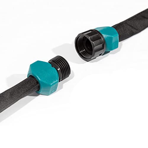 LINEX Garden Soaker Hose 1/2" x 15 ft Drip Hoses Heavy Duty Save Water For Garden Bed