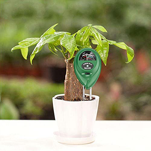 Atree Soil pH Meter, 3-in-1 Soil Tester Kits with Moisture,Light and PH Test for Garden, Farm, Lawn, Indoor & Outdoor (No Battery Needed)
