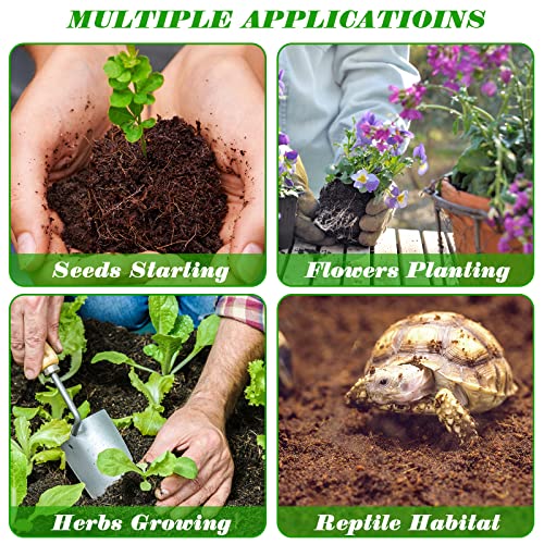 ZeeDix 100pcs (50mm) Coco Coir Pellets Organic Potting Soil for Planting Compressed Coco Coir Soil Coconut Soil Seed Starters for Indoors or Outdoors Bonsai Herbs Plants Flowers and Vegetables