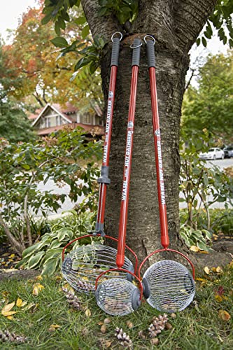 Garden Weasel Nut Gatherer 95404 - Large Nut Gatherer - Yard Roller - Picks up Walnuts, Small Fruits, Sweet Gum Balls, and Magnolia Seeds from 1.5β to 3β