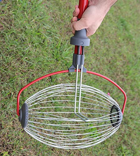Garden Weasel Nut Gatherer 95404 - Large Nut Gatherer - Yard Roller - Picks up Walnuts, Small Fruits, Sweet Gum Balls, and Magnolia Seeds from 1.5β to 3β