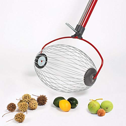 Garden Weasel Nut Gatherer 95404 - Large Nut Gatherer - Yard Roller - Picks up Walnuts, Small Fruits, Sweet Gum Balls, and Magnolia Seeds from 1.5β to 3β