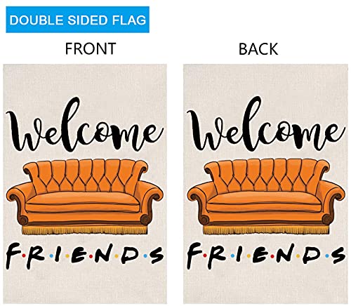 Fri Themed Welcome Home Decor Garden Flag Yard Porch House Flag for Outside Decoration (Welcome Fri)