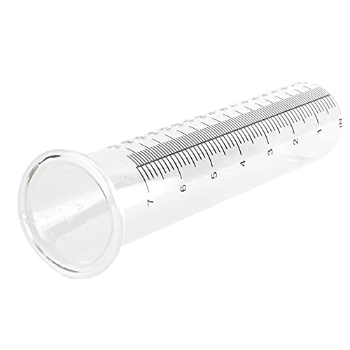 TBWHL 7" Capacity Rain Gauge Glass Replacement Tube for Yard Garden Outdoor Home (1Pcs)