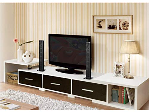 Bluetooth Sound Bars for TV 40W Home Theater Audio Detachable Sound Speaker System Optical/Aux/USB Wired TV Sound bar, 2 in 1 Surround Wall Mountable 35 Inch Separable