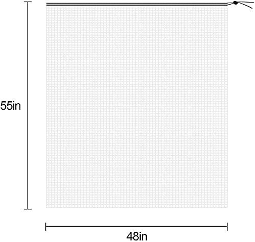 Alpurple 2PCS 4.6 x 3.9 ft Garden Plant Netting Mesh Barrier Bags-Fruit Tree Net with Drawstring-Tomato Plant Protective Netting Cover for Protect Plant Fruits Citrus Flower from Insect Bird Eating