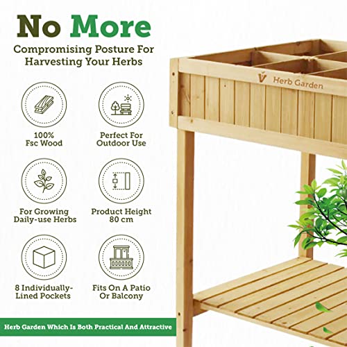 VegTrug 8 Pocket Herb Garden