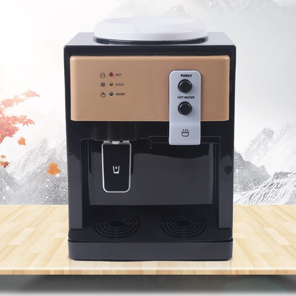 YIPONYT Top Loading Countertop Water Cooler Dispenser, 3 Temperature Settings Hot & Cold Water Dispenser, Holds 1.2 to 5 Gallon Bottles for Home/Office/Dormitory Use…