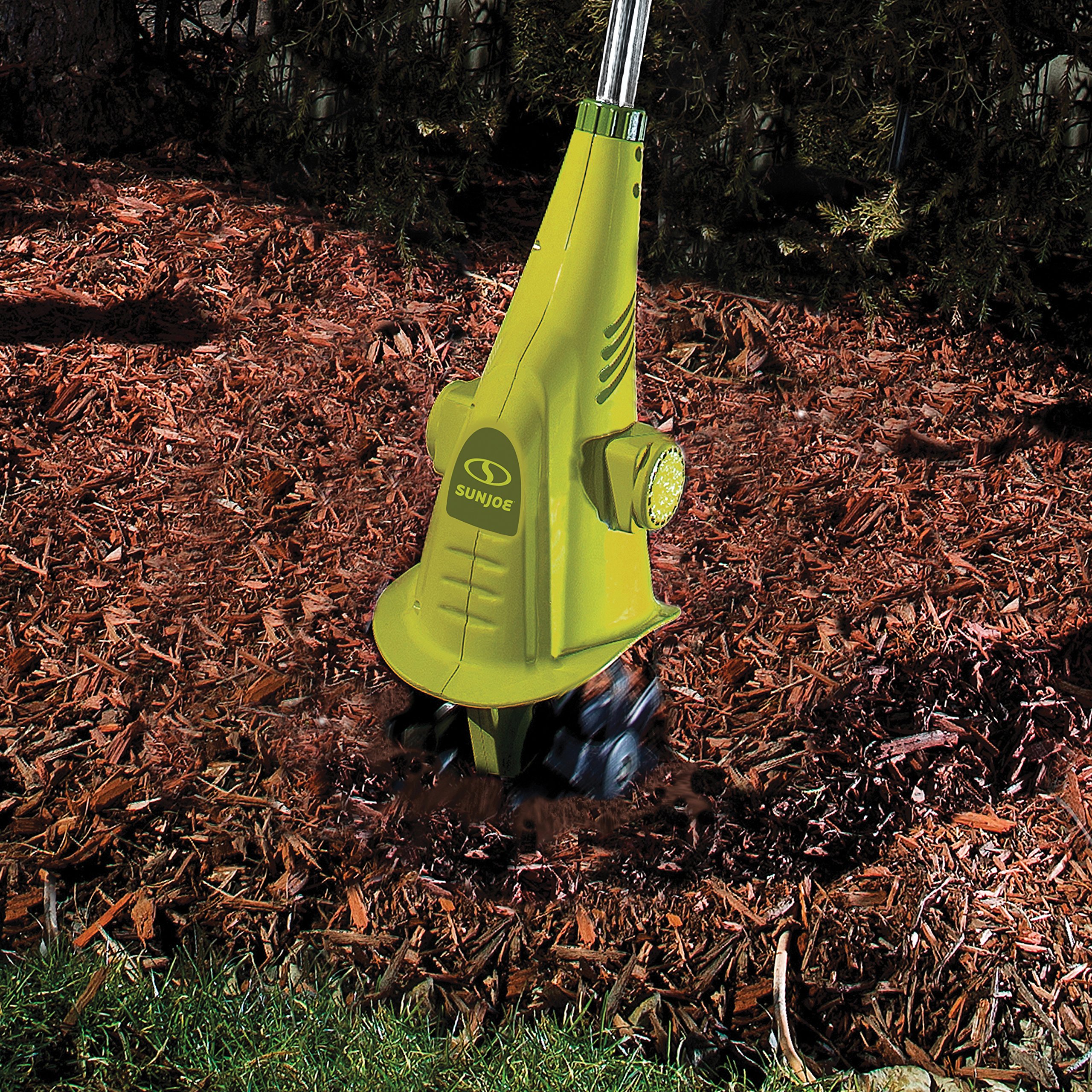 Sun Joe TJ599E Electric Garden Cultivator, 6.3-inch, 2.5-Amp, Adjustable Shaft