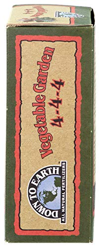 Down to Earth Organic Vegetable Garden Fertilizer 4-4-4, 1lb