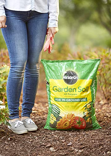 Miracle-Gro Garden Soil All Purpose: 1 cu. ft., For In-Ground Use, Feeds for 3 Months, Amends Vegetable, Flower and Plant Beds