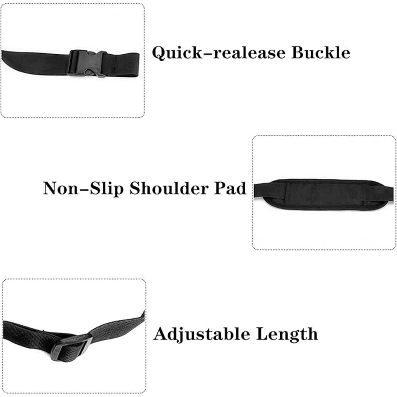 MOPHOEXII 2 Pack Scooter Strap,Adjustable Kick Scooter Straps and Extra-Thick Anti-Slip Shoulder, Kick Scooter Carrying Strap for Beach Chair, Balance Bikes,Kids Bike,Foldable Bikes,Ski Board