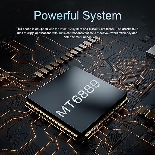 PUSOKEI Unlocked Smartphone, 4G Mobile Phone with Stylus, 6.52 inch FHD Screen, 4GB RAM 64GB ROM, 16MP+32MP Camera, Navigation System, 5G WiFi, Face Unlock, Android12, 4500mAh Battery