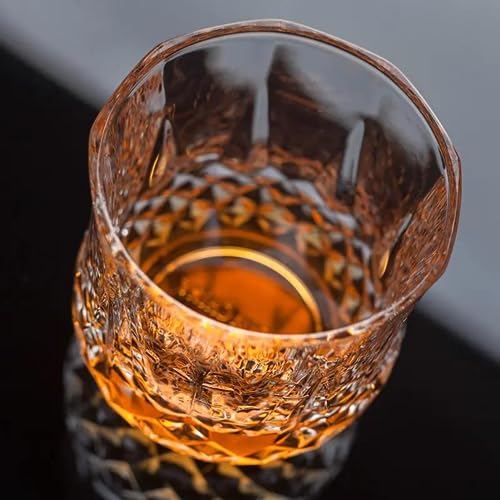 A&A Wonders Premium Whiskey Stones 100% Natural Granite Set Of 9 Chilling Rocks Stone Reusable Ice Cubes For Drinks With Velvet Carrying Pouch, Gift for Whiskey Lovers (Sparks)