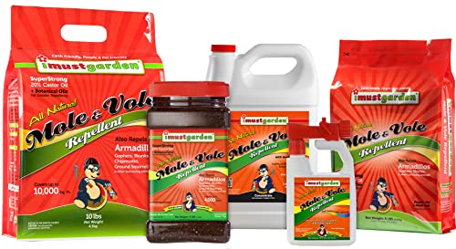 I Must Garden Mole & Vole Repellent Hose End Concentrate: Professional Strength β Twice The Coverage β All Natural Ingredients β 32oz