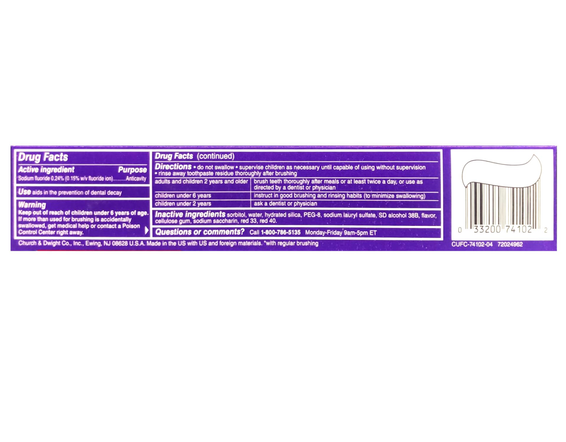 Close-Up Anticavity Fluoride Toothpaste, Freshening Cinnamon Burst Red Gel, 6 oz (170 g)