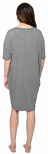 Disney Womens Sleepshirt Mickey Minnie Mouse Print (Christmas, One Size)
