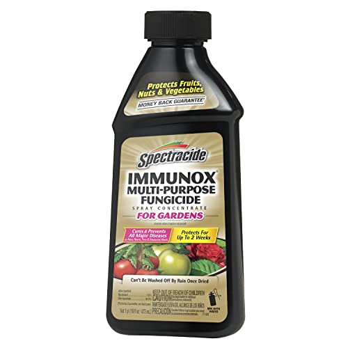 Spectracide Immunox Multi-Purpose Fungicide Spray Concentrate For Gardens 16 Ounces, Protects Up To 2 Weeks