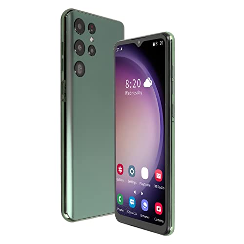 PUSOKEI Unlocked Smartphone, 4G Mobile Phone with Stylus, 6.52 inch FHD Screen, 4GB RAM 64GB ROM, 16MP+32MP Camera, Navigation System, 5G WiFi, Face Unlock, Android12, 4500mAh Battery