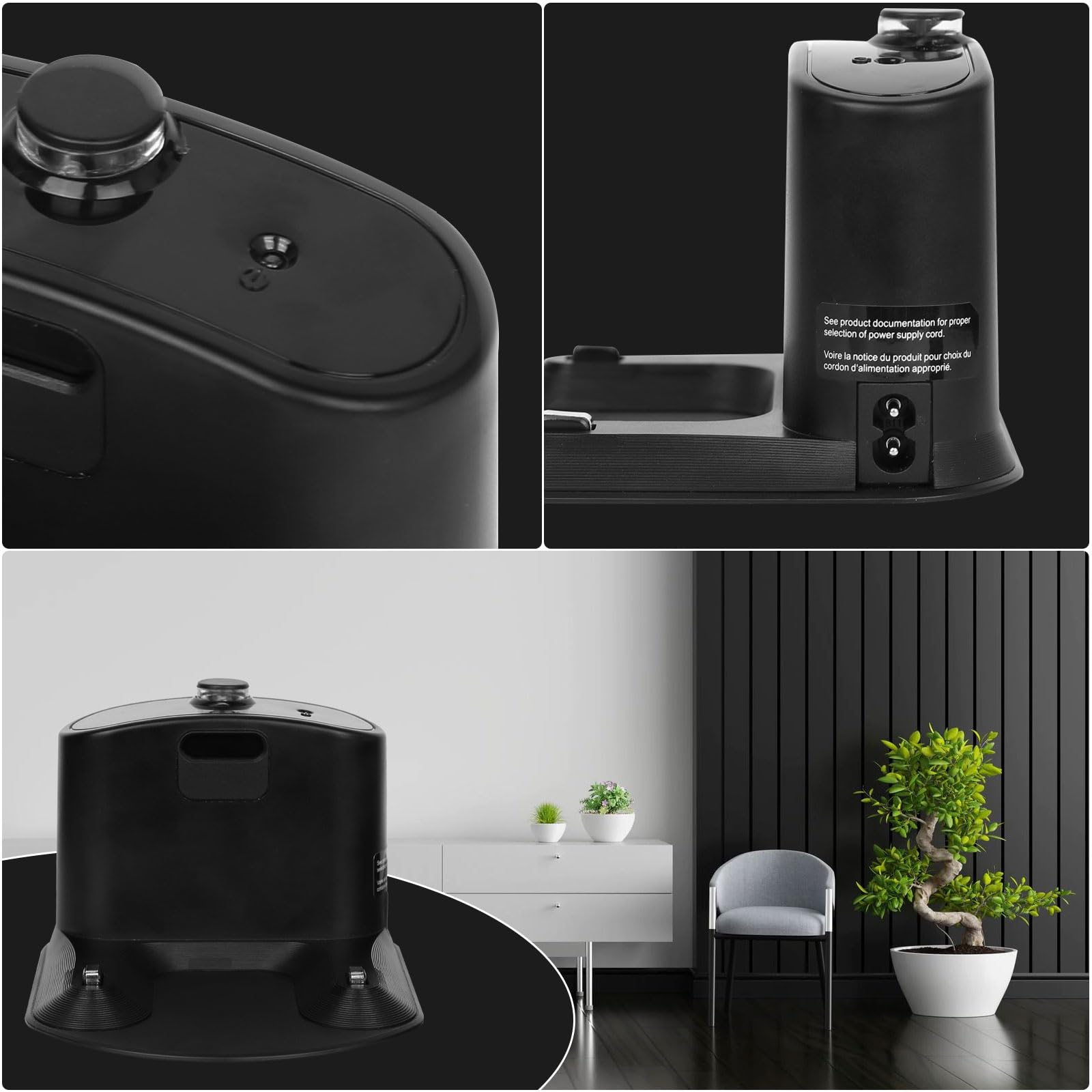 Charger Dock Compatible with iRobot Roomba e5 e6 i1 i3 i4 i6 i7 i8 500 600 700 800 900 Series, Charger ADF-N1 17170 17064, 4452369 Home Base Dock Charger with Cord and Plug