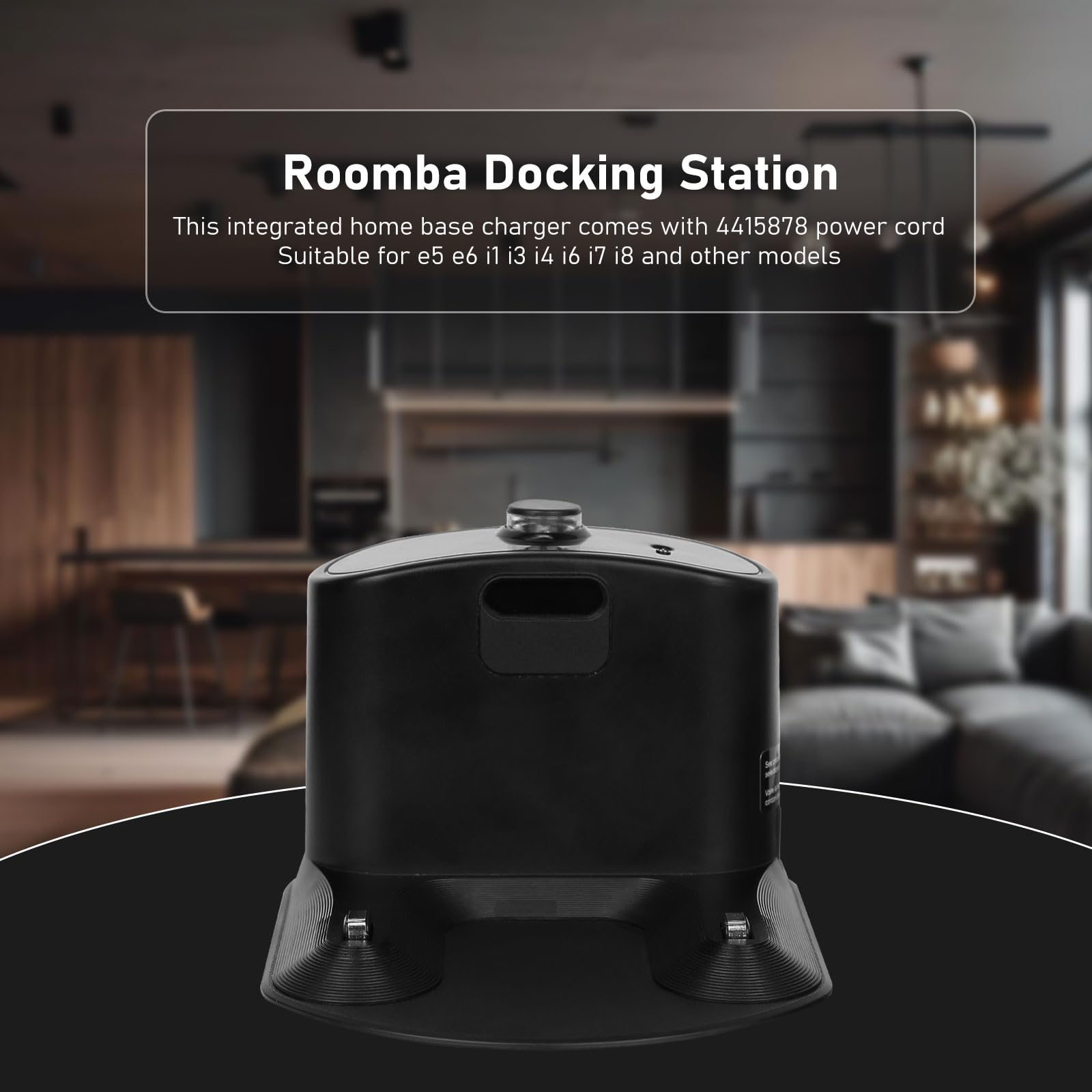 Charger Dock Compatible with iRobot Roomba e5 e6 i1 i3 i4 i6 i7 i8 500 600 700 800 900 Series, Charger ADF-N1 17170 17064, 4452369 Home Base Dock Charger with Cord and Plug