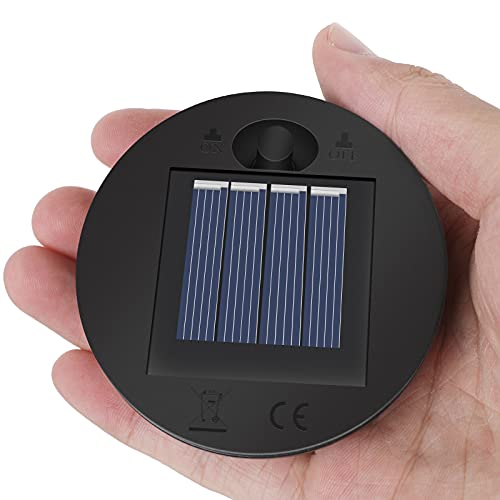 2 Pack Solar Lights Replacement Top - 7 lumens LED Solar Panel Lantern Lid Lights, Lantern Light Replacement, Outdoor Solar Replacement Parts, Garden Patio Decor Light up Your Space (2.76in)