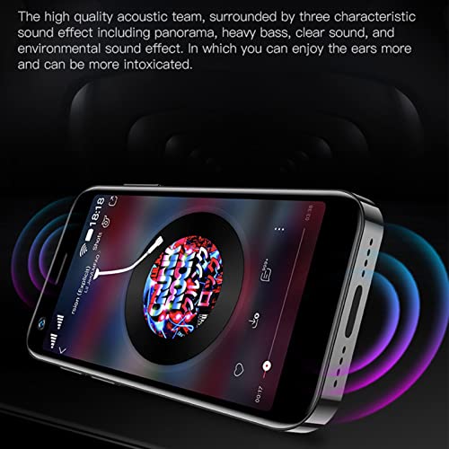 PUSOKEI Cell Phone for Android 10.0, 4GB RAM 32GB ROM 4G LTE Smartphone, 5G WiFi Mobile Phone, 3.0 inch Display, Dual SIM Dual Standby Support, 2000mAh Battery (Fantasy Night Black)