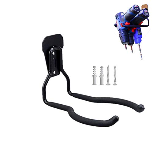 GS Alderaul Garden Power Tool Hanger, Weed Eater Rack, String Trimmer Hanger, Weed Wacker Hanger, Steel Garage Tool Organizers and Storage, for Garage Wall, Garage Trimmer, Garden Tools, etc. (1pc)