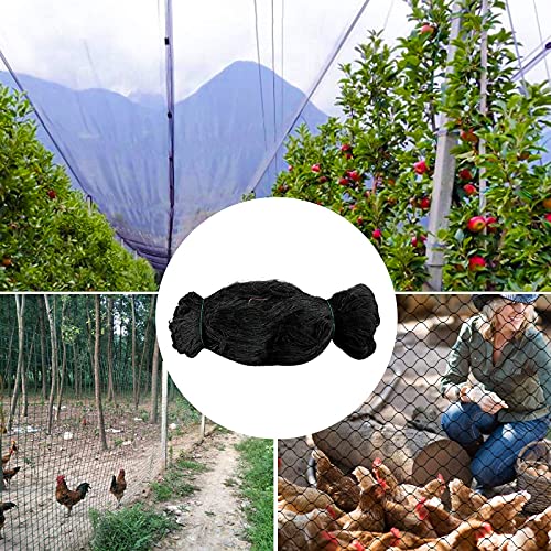 WOSCMI Bird Netting - 25 X 50 feet Garden Netting for Birds Tree Nets for Fruit Trees 3/4 inch Mesh Size Bird Netting for Garden