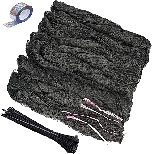 WOSCMI Bird Netting - 25 X 50 feet Garden Netting for Birds Tree Nets for Fruit Trees 3/4 inch Mesh Size Bird Netting for Garden