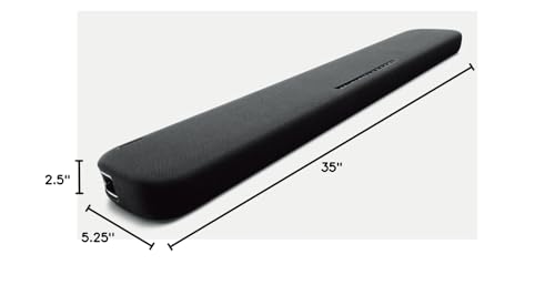 YAMAHA ATS-1090 35" Wide Soundbar Dual in-Bar Subwoofers - (Renewed)