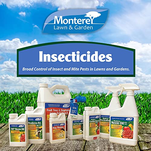 Monterey LG6135 Garden Insect Spray, Insecticide & Pesticide with Spinosad Concentrate, 32 oz