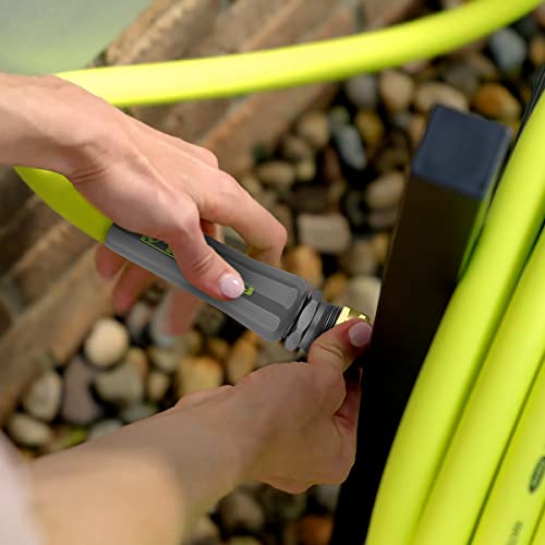 Flexzilla Garden Lead-In Hose 5/8 in. x 5 ft., Heavy Duty, Lightweight, Drinking Water Safe, ZillaGreen - HFZG505YW-E