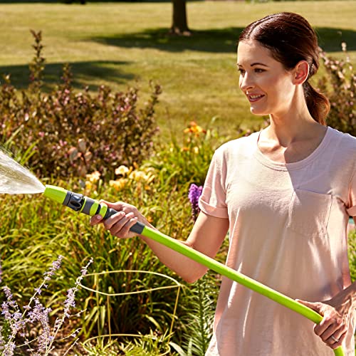 Flexzilla Garden Lead-In Hose 5/8 in. x 5 ft., Heavy Duty, Lightweight, Drinking Water Safe, ZillaGreen - HFZG505YW-E