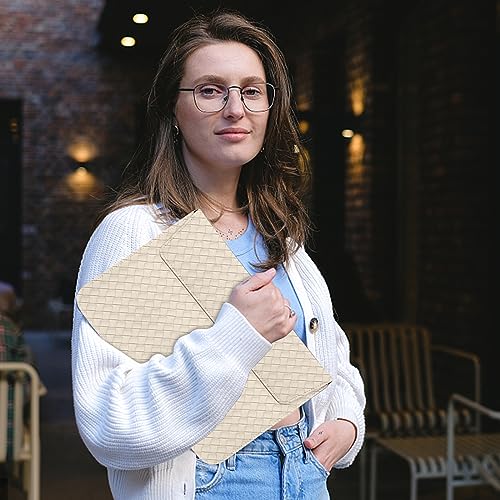 Miwasion Woven Fabric Laptop Sleeve Bag 13-13.6 inch,Compatible with Air 13 inch M2 2022 A2681 M1 A2337 A2179 A1932/Pro 13